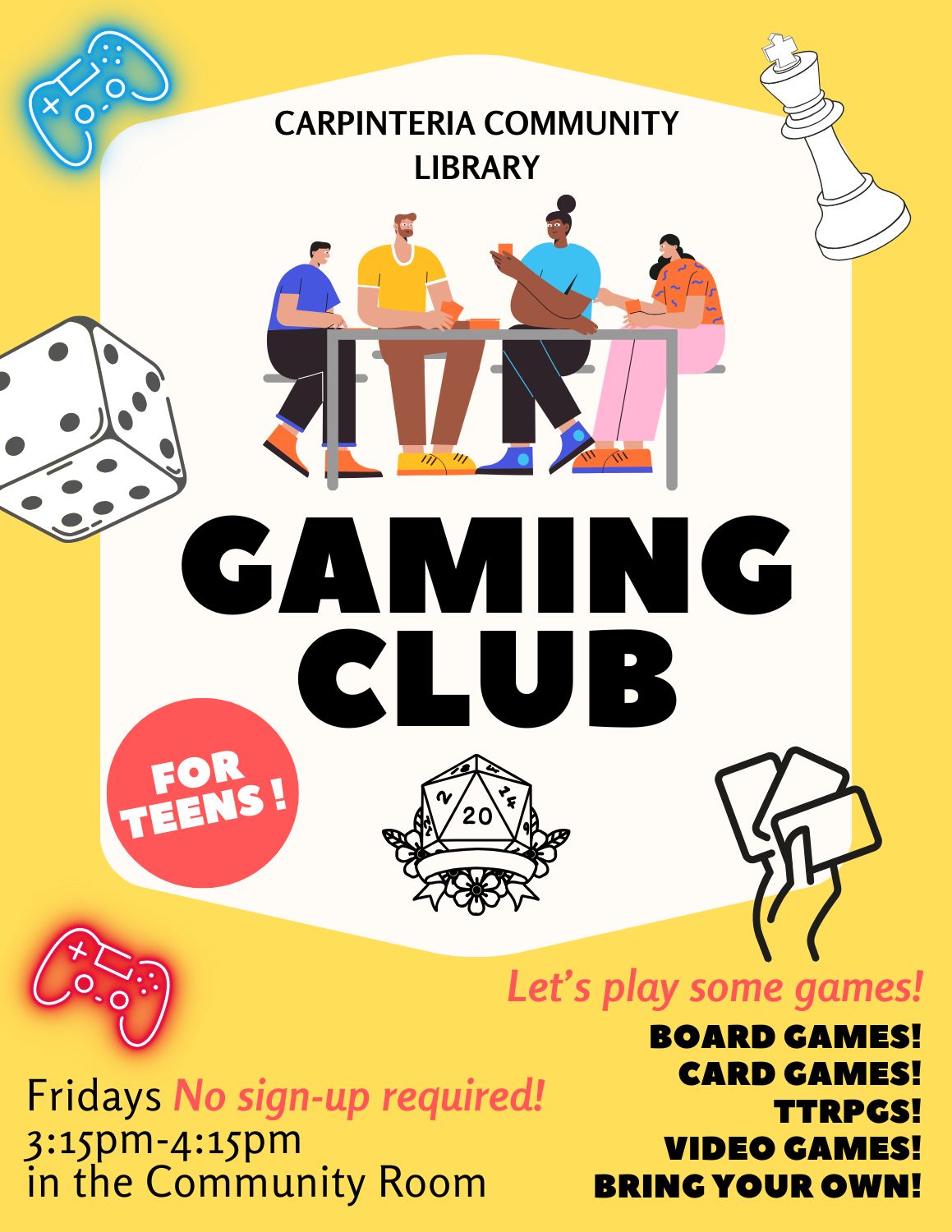 Gaming Club - Carpinteria Community Library